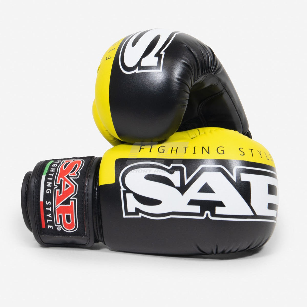Bokshandschoenen Raptor SAP WAKO Zwart-geel – Combat Arena