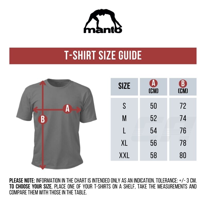 T-shirt Manto Logo Zwart - CombatArena.nl – Combat Arena