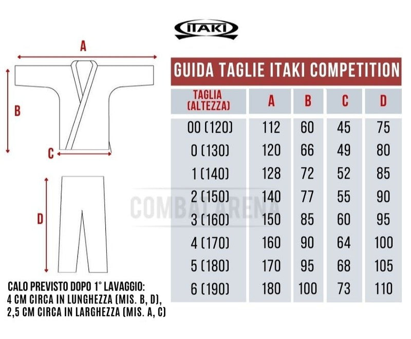 Karate broek Itaki Wedstrijd Art. 44P - CombatArena.nl – Combat Arena